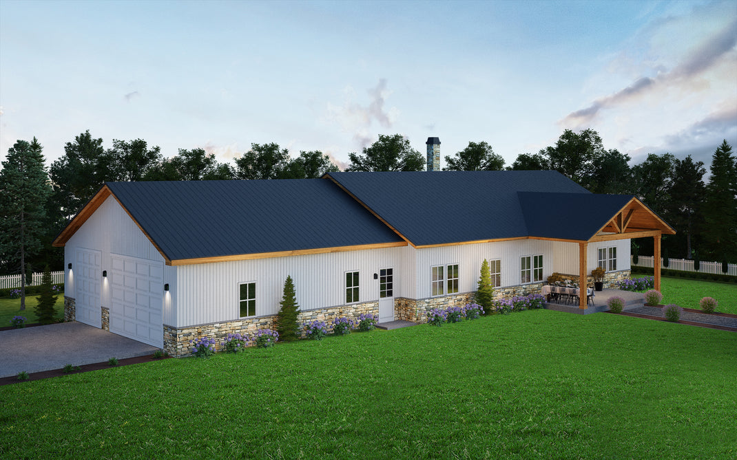 Ranch House Plans | Ranch Style Barndo Floor Plans – Barndominiums